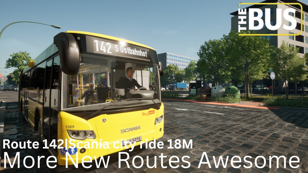 Yet Another NEW Route | Line 142 | The Bus | Berlin - YouTube