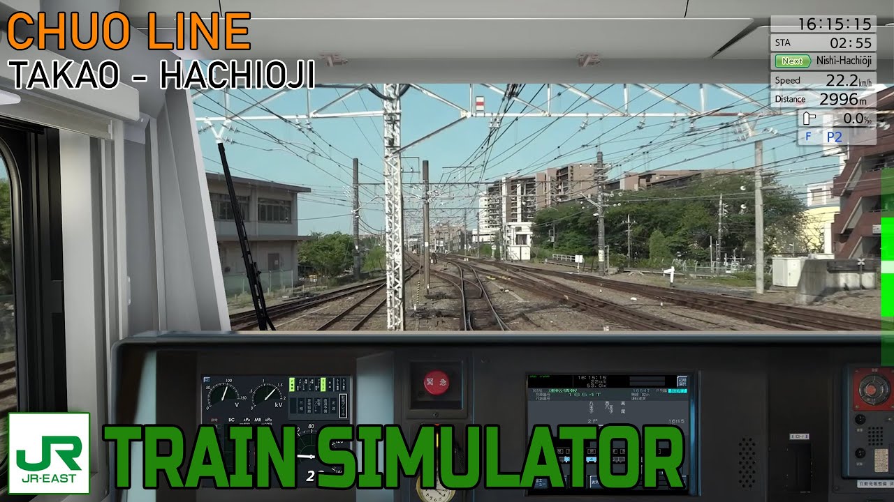 JR East Train Simulator - Chuo Line (Takao - Hachioji) - YouTube