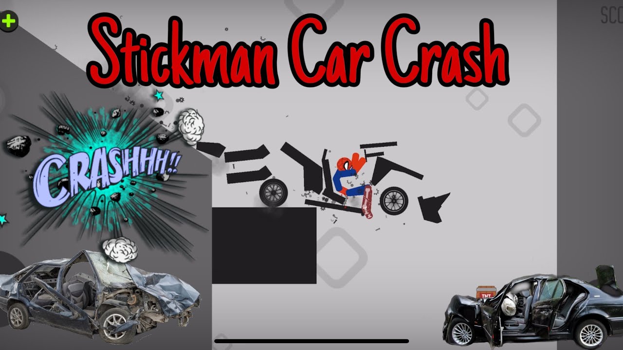 Stickman Car Crash|Stickman Physics Fall|Stickman Best Moment|Stickman ...