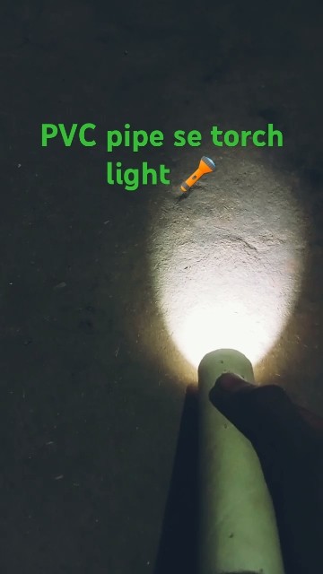 PVC pipe se torch light #youtubeshorts #viralshort - YouTube