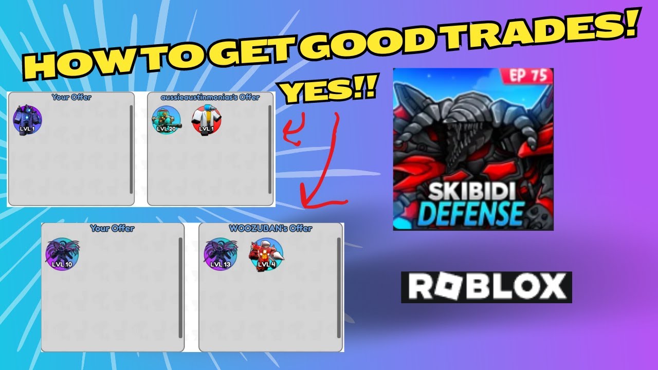 How To GET GOOD TRADES In ROBLOX SKIBIDI TOWER DEFENSE!! - YouTube
