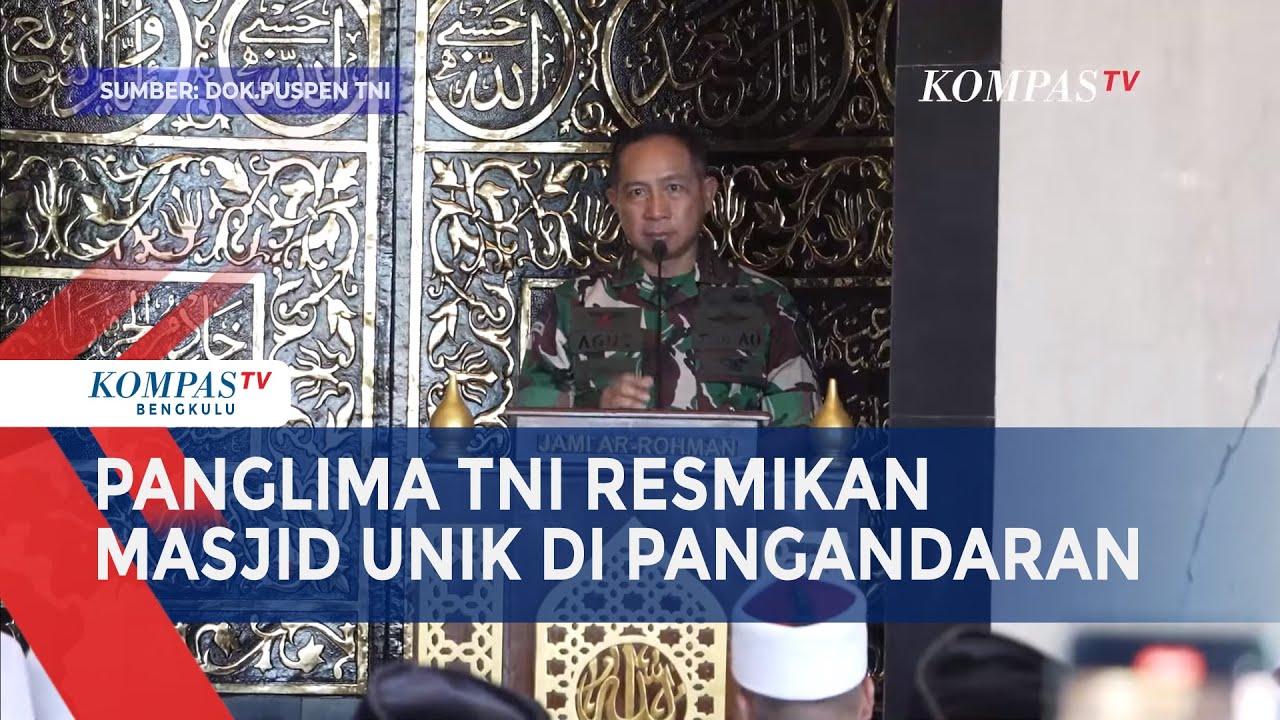 Panglima TNI Agus Subiyanto Resmikan Masjid Jami Ar-Rohman Berkubah ...