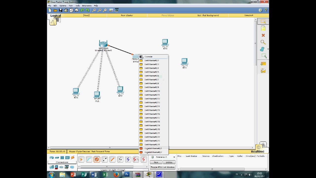 TUGAS UTS CISCO PACKET TRACER MEMBANGUN JARINGAN WIRELLES - YouTube