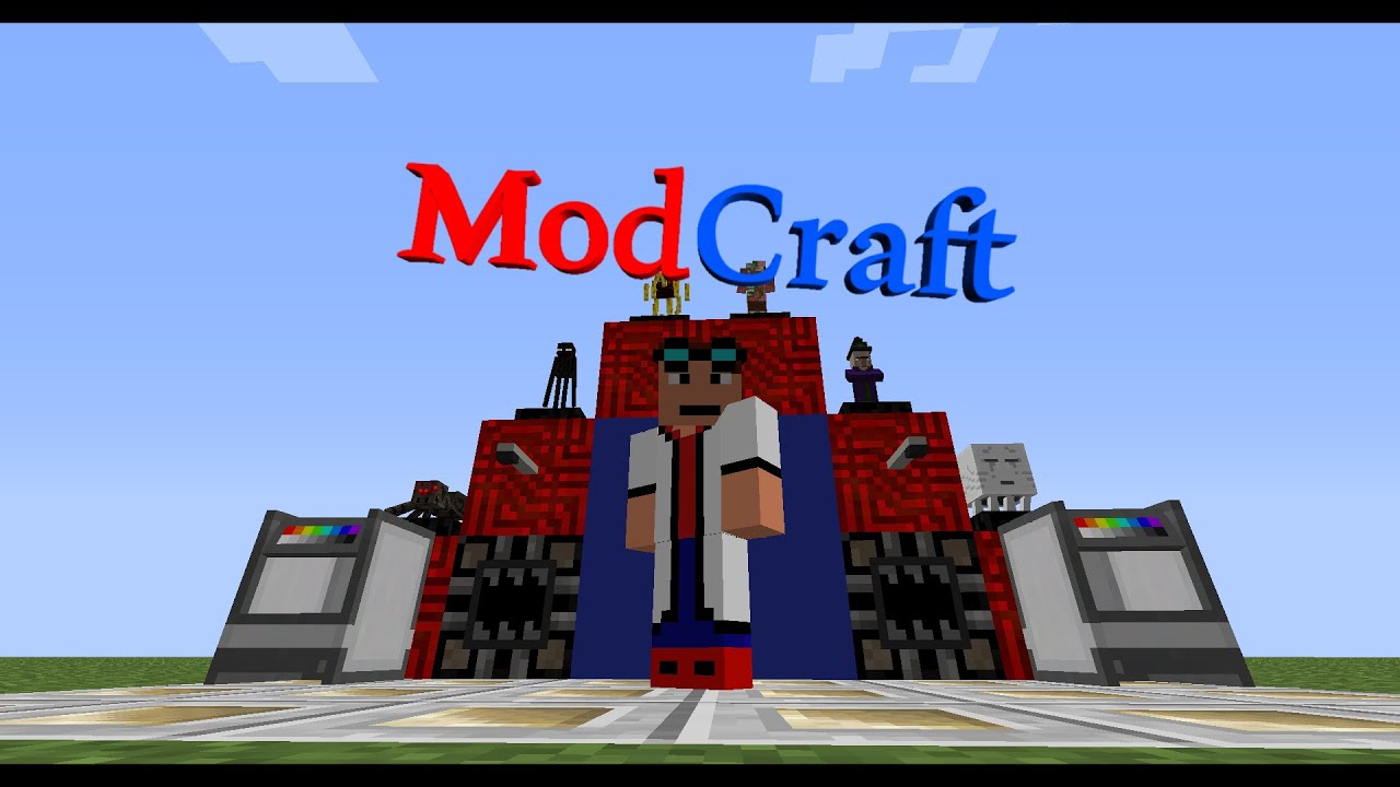 Let's Play ModCraft episode 3 jag bygger min underjordiska bas - YouTube
