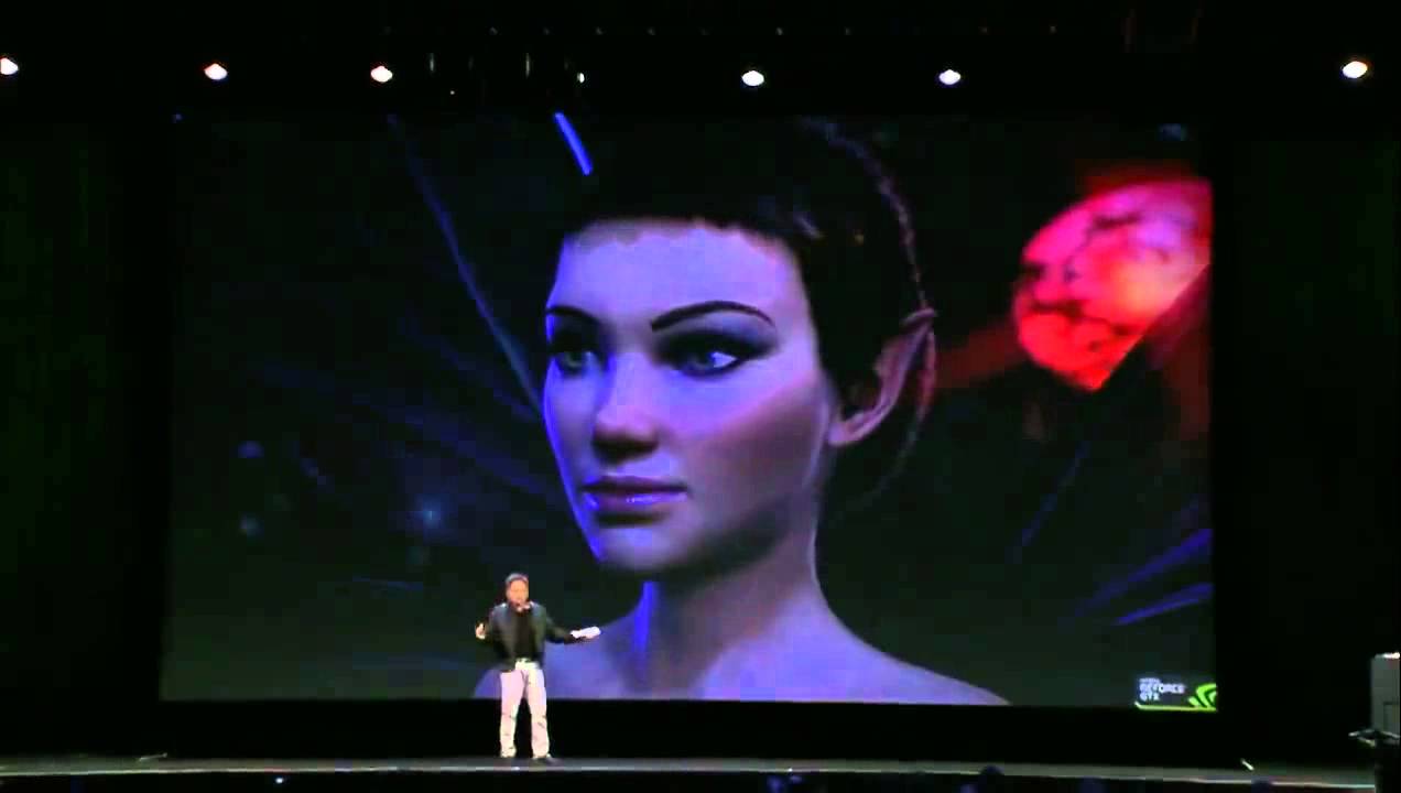 Nvidia Face Works Tech Demo - Renders Realistic Human Faces - YouTube