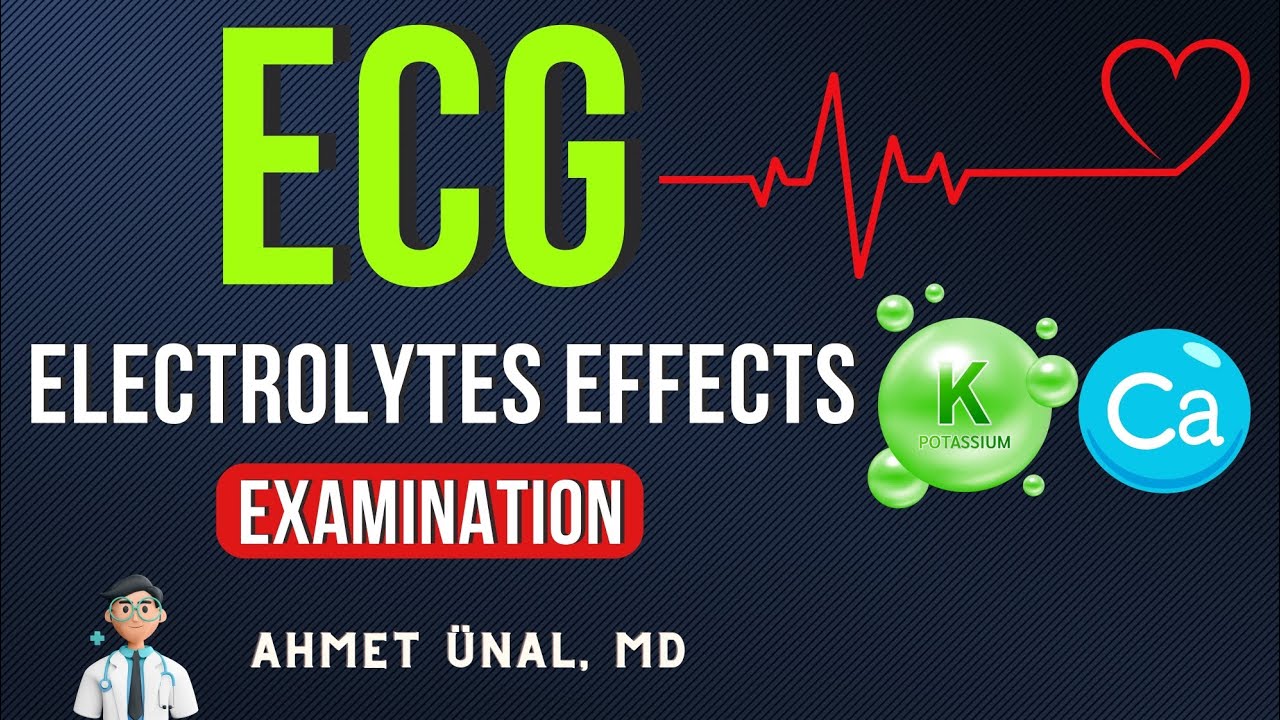 🫀 ELECTROLYTES ABNORMALITIES EFFECTS ON ECG ! | Animation - YouTube