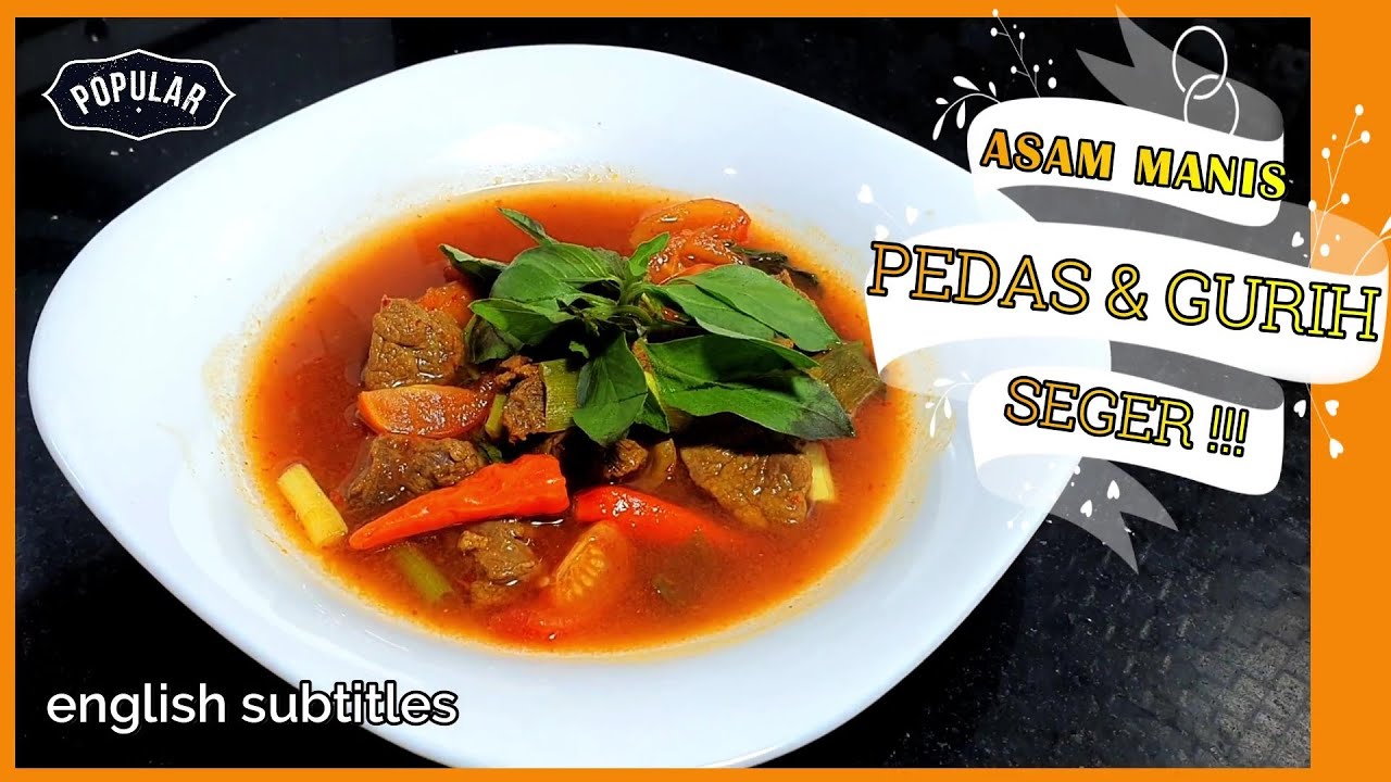 Resep Pindang Daging Sapi Khas Palembang Enak, Gurih dan Segar - YouTube