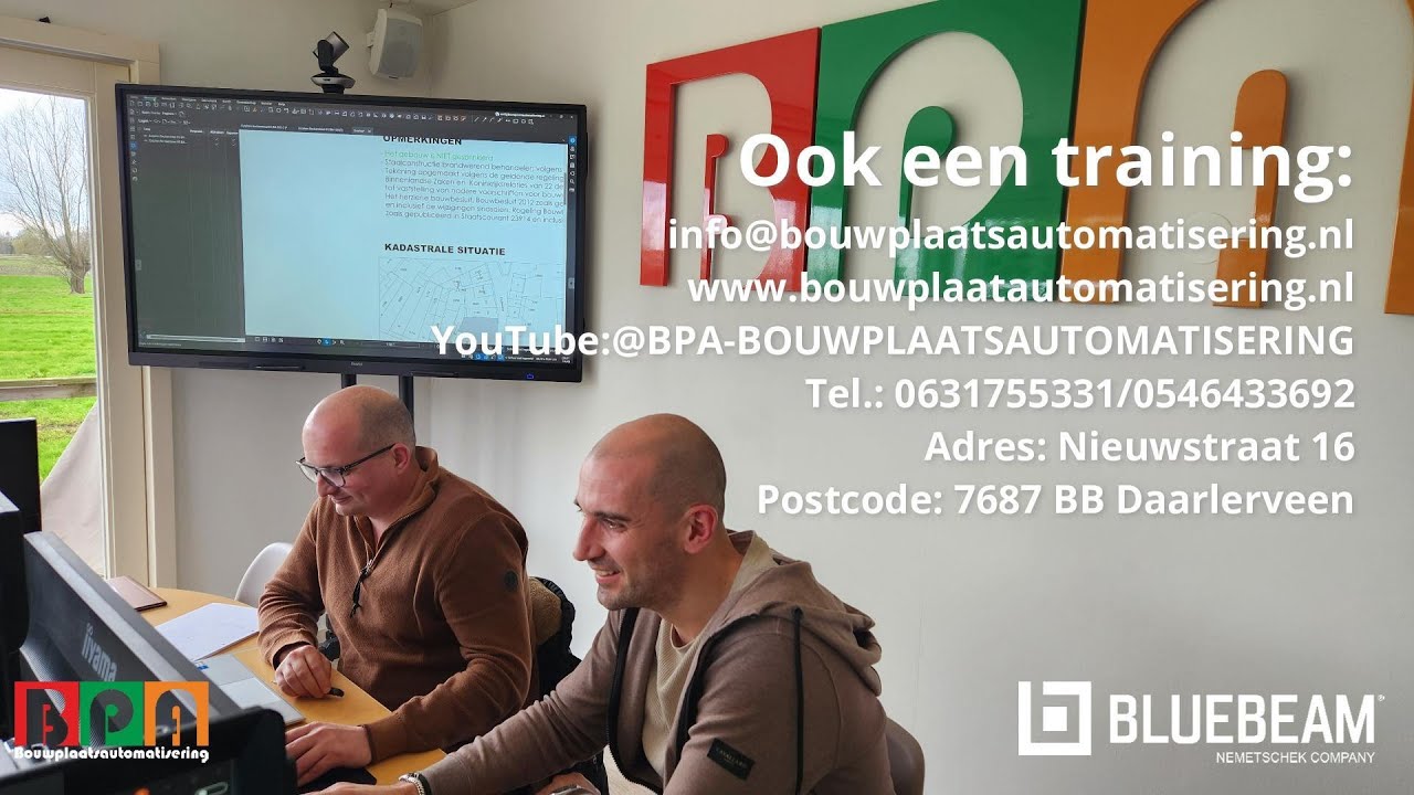 Basis Training Bluebeam Revu Goldbeck - YouTube