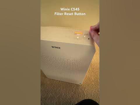 How To Reset Filter Button on Winix C545 Air Purifier - YouTube