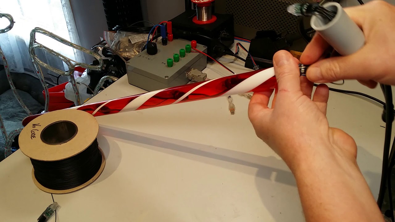 WS2811 Node Candy Canes - YouTube