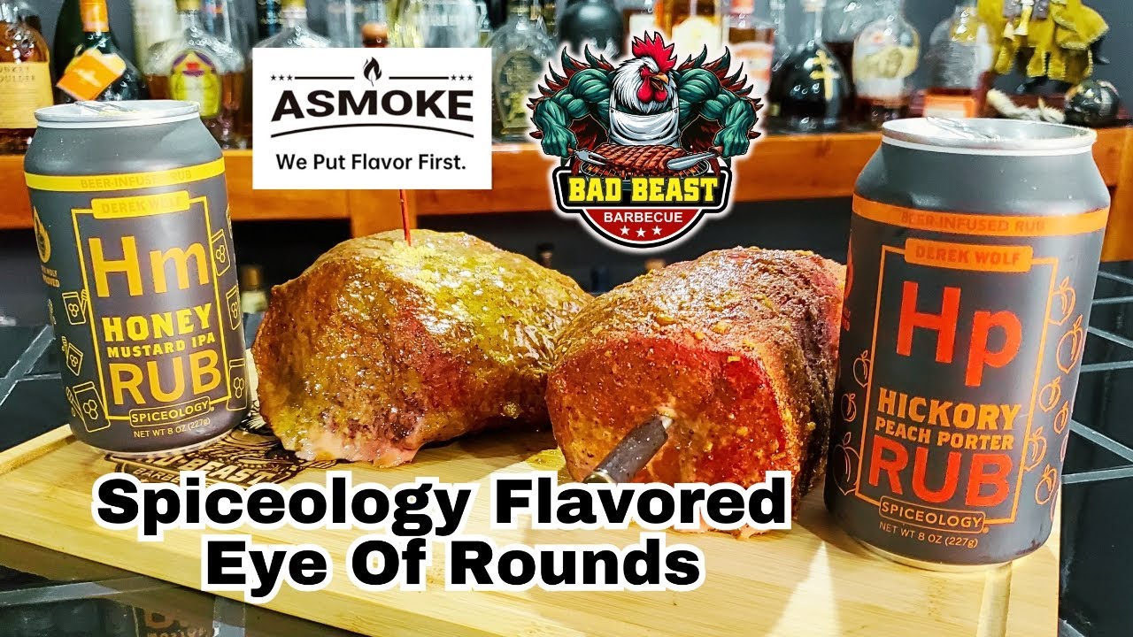 How to Smoke Eye of Round Roasts with Beer-Infused Rubs | Asmoke Pellet ...