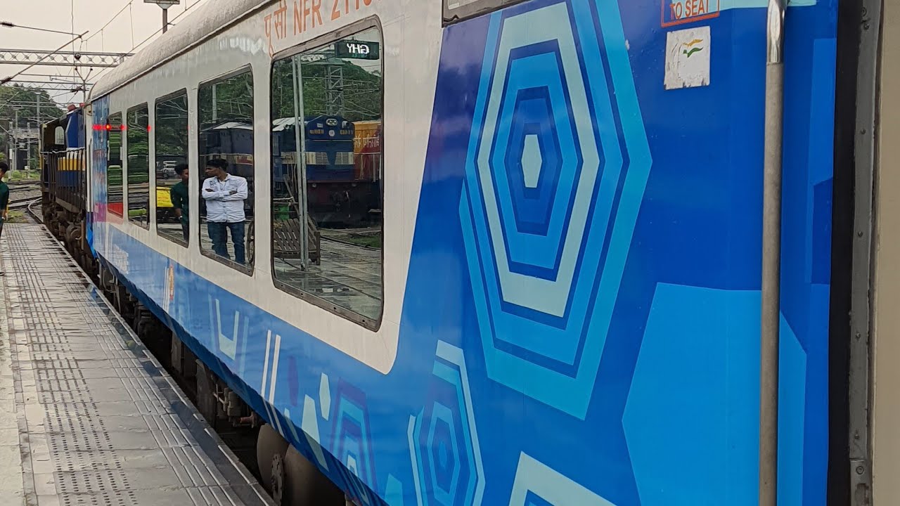janshatabdi express AC chair car New LHB coach Agartala to khongsang ...