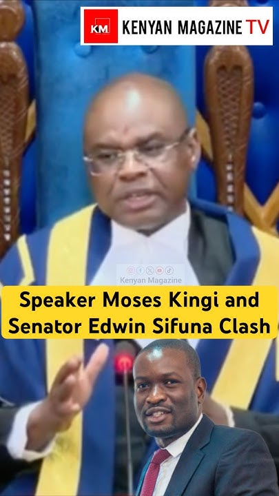 Senate Speaker Moses Kingi losses his cool on Senator Sifuna during the Albert Ojwang murder ...