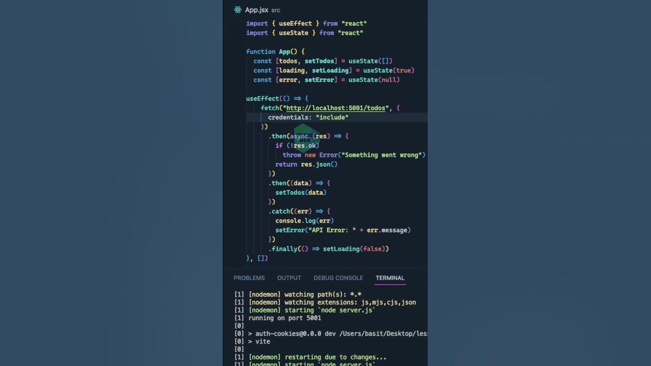🍪 Passing Cookies React Frontend To Backend With Axios And Fetch Reactjs Javascript Jstips