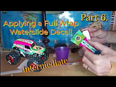 Tutorial: Part 6.(Full Wrap Diecast Waterslide Decal) - YouTube