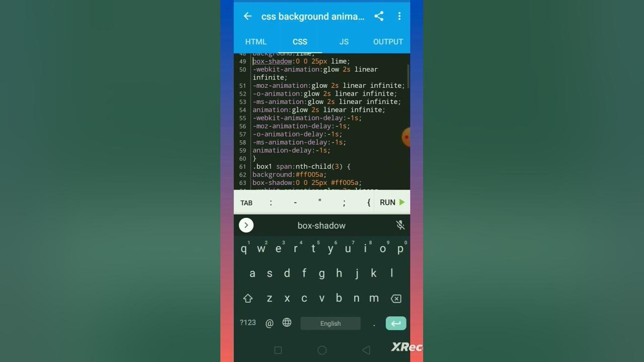 😱 Html And Css Background Animation 😄 Shrt Coding Htmlandcss Background Animation Youtube