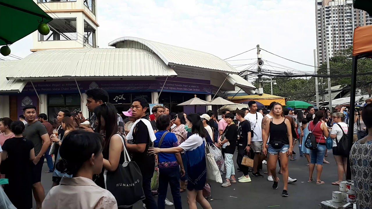 Jatujak Weekend Market in Bangkok Thailand - YouTube