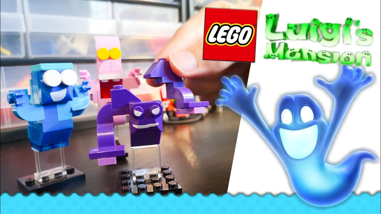 How to build Lego Luigi's Mansion Ghosts - YouTube