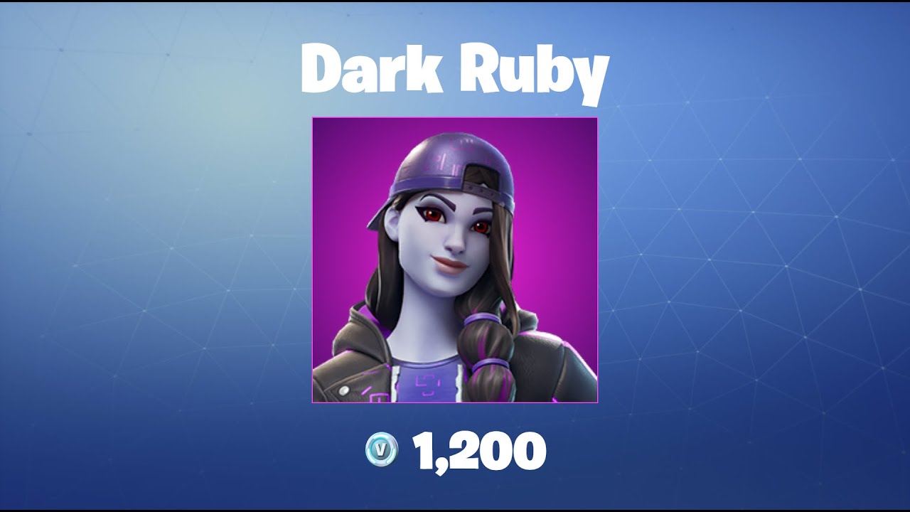 Dark Ruby | Fortnite Outfit/Skin - YouTube