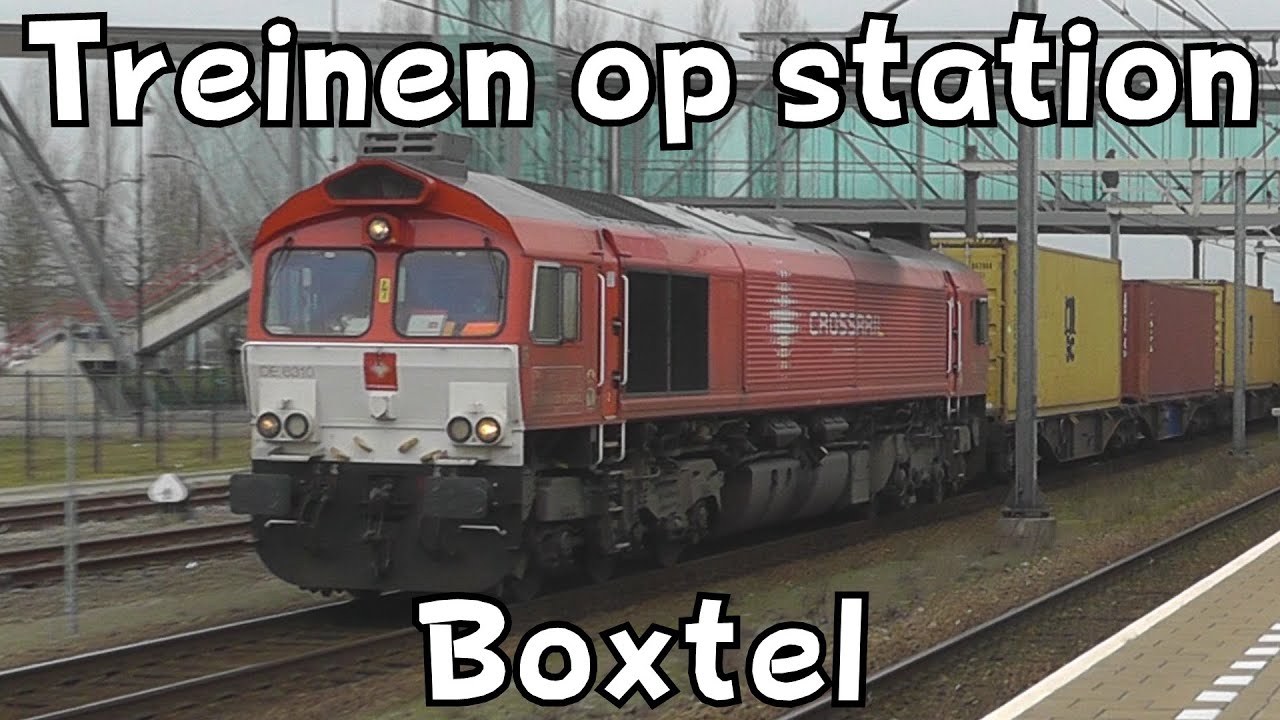Treinen op station Boxtel - YouTube