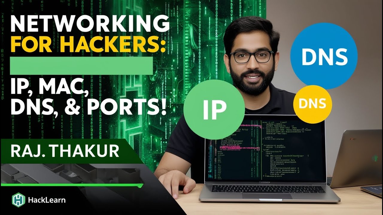 Networking for Hackers Day 3: IP, MAC, DNS & Protocols Explained ...