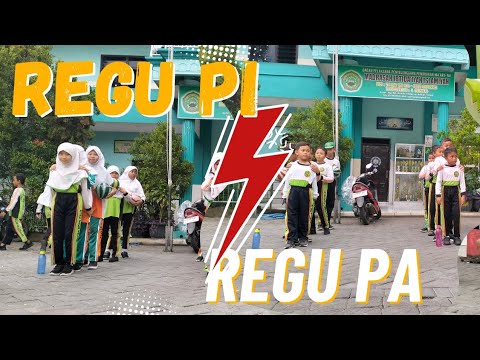 Estafet Bola//Regu Pi VS Regu Pa - YouTube