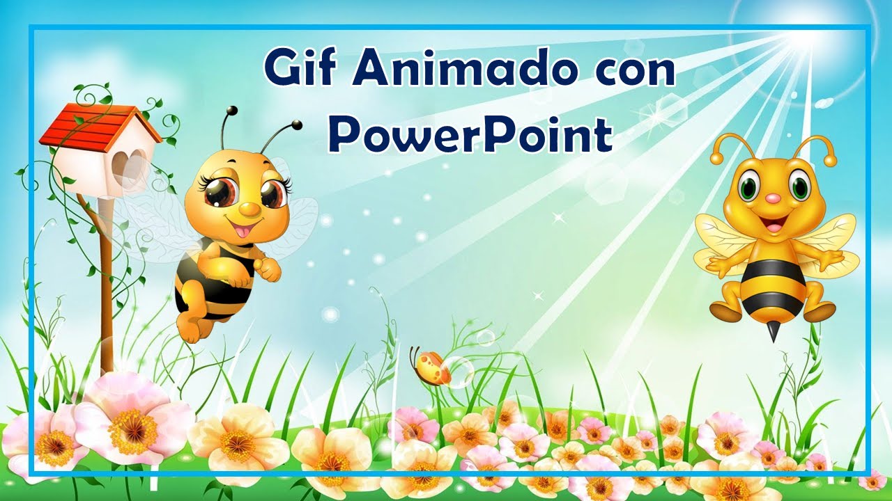 Como crear un Gif animado con PowerPoint (Microsoft 365) - YouTube