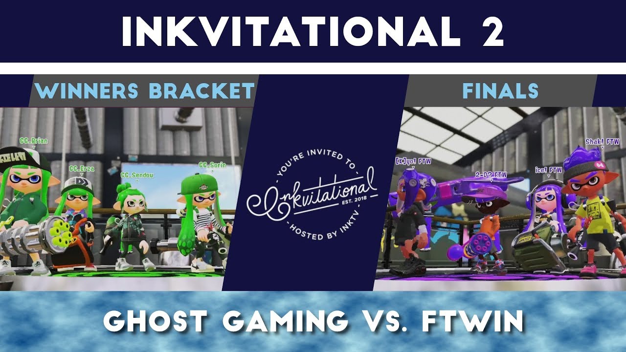 Splatoon 2 - Inkvitational 2 - Ghost Gaming vs. FTWin [Finals - Winners ...