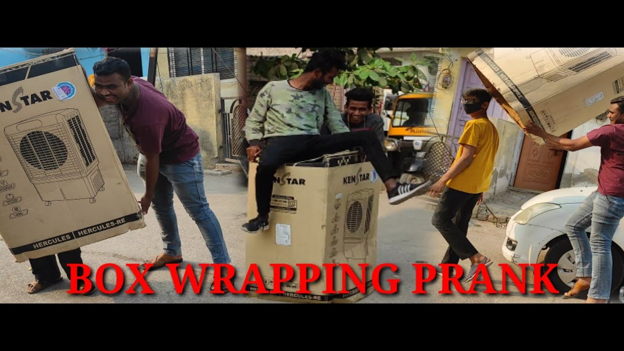BOX WRAPPING PEOPLE PRANK ll PRANK IN AURANGABAD ll VINOD SURADKAR ...