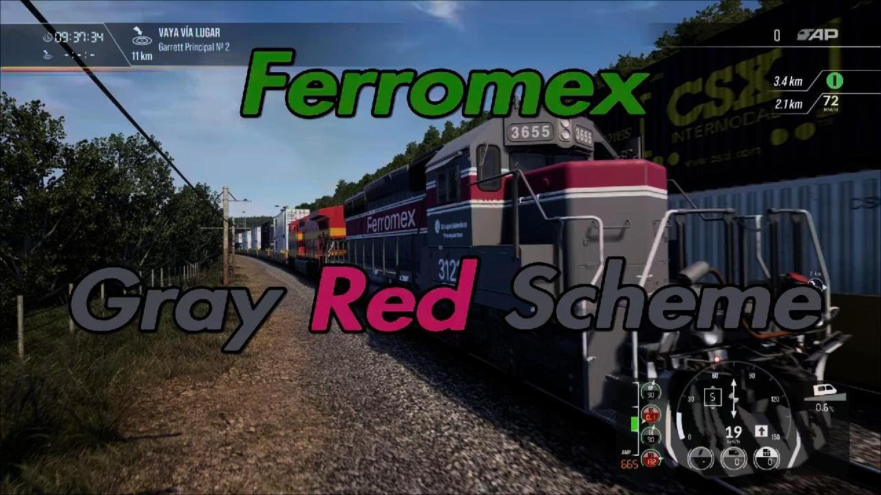 Train Sim World 2 Ferromex SD40-2 Gray and Red Scheme (PS5) (4K60fps ...