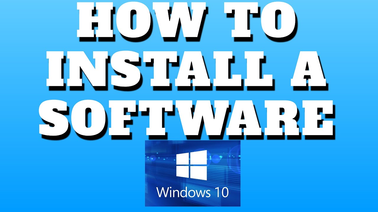 how to properLy install a software | Software installation - YouTube