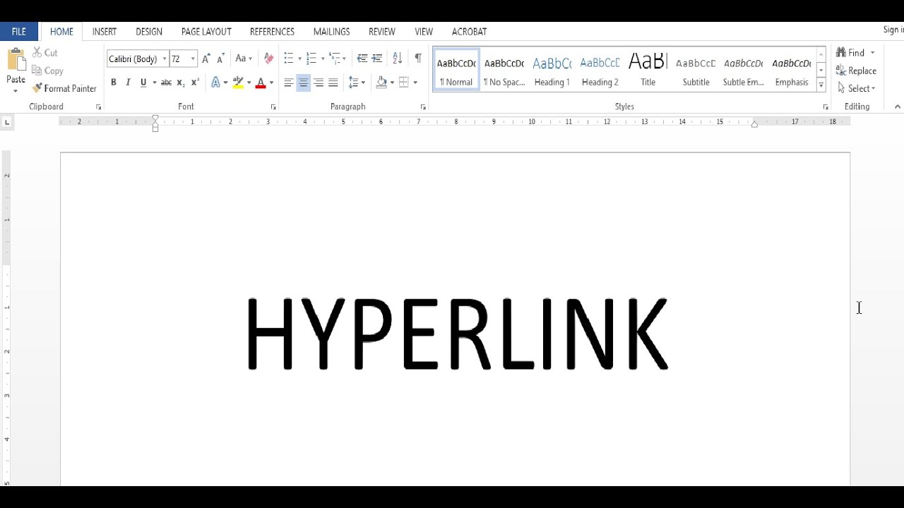 HOW TO CREATE A HYPERLINK IN MS WORD FULL TUTORIAL YouTube HOW TO CREATE A HYPERLINK IN MS WORD FULL TUTORIAL YouTube