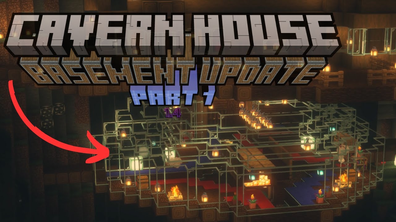 Cavern House UPDATE | THE BASEMENT | PART 1 | 1.4 - Flashback Timelapse ...