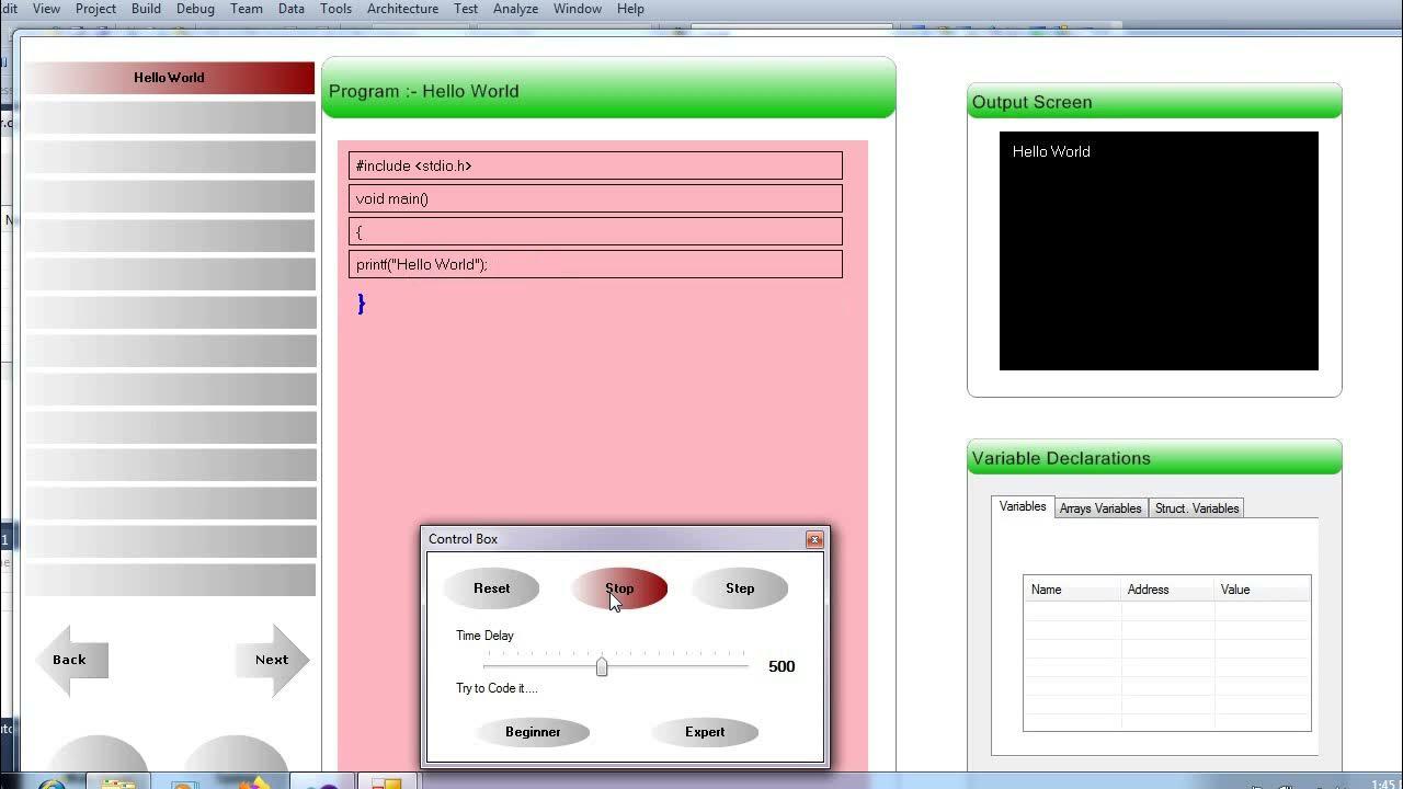 Step By Step C Program - HelloWorld - YouTube