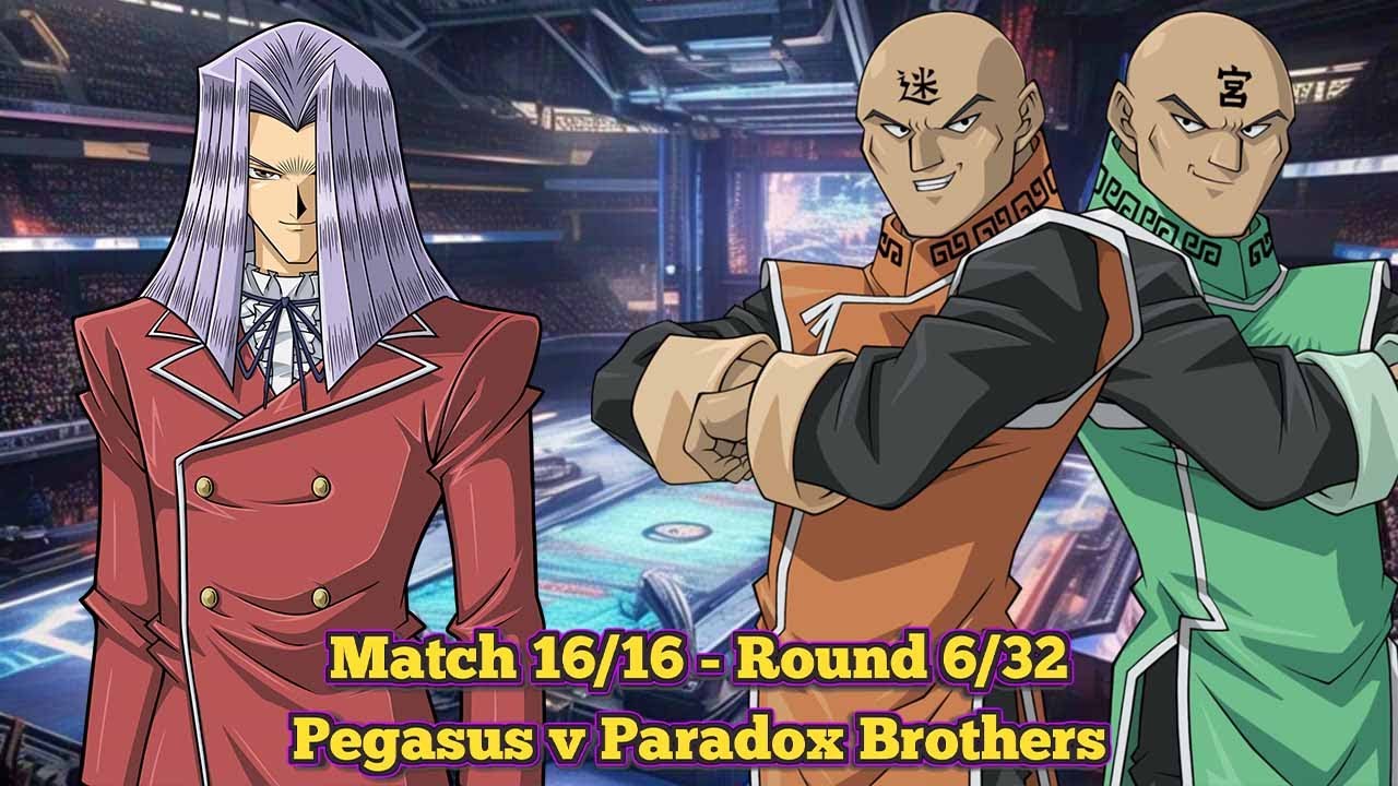 Pegasus vs Paradox Brothers - Yugioh Duelist Kingdom Ultimate ...