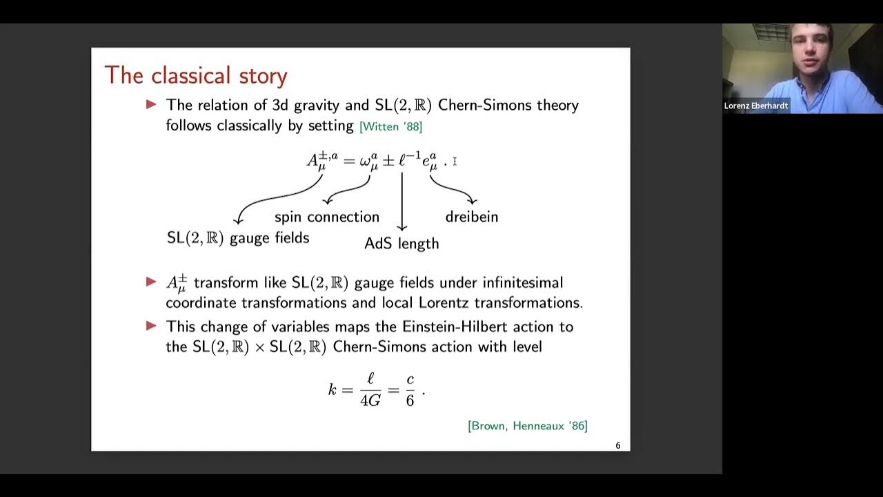 Lorenz Eberhardt --- Solving 3d Gravity with Virasoro TQFT - YouTube