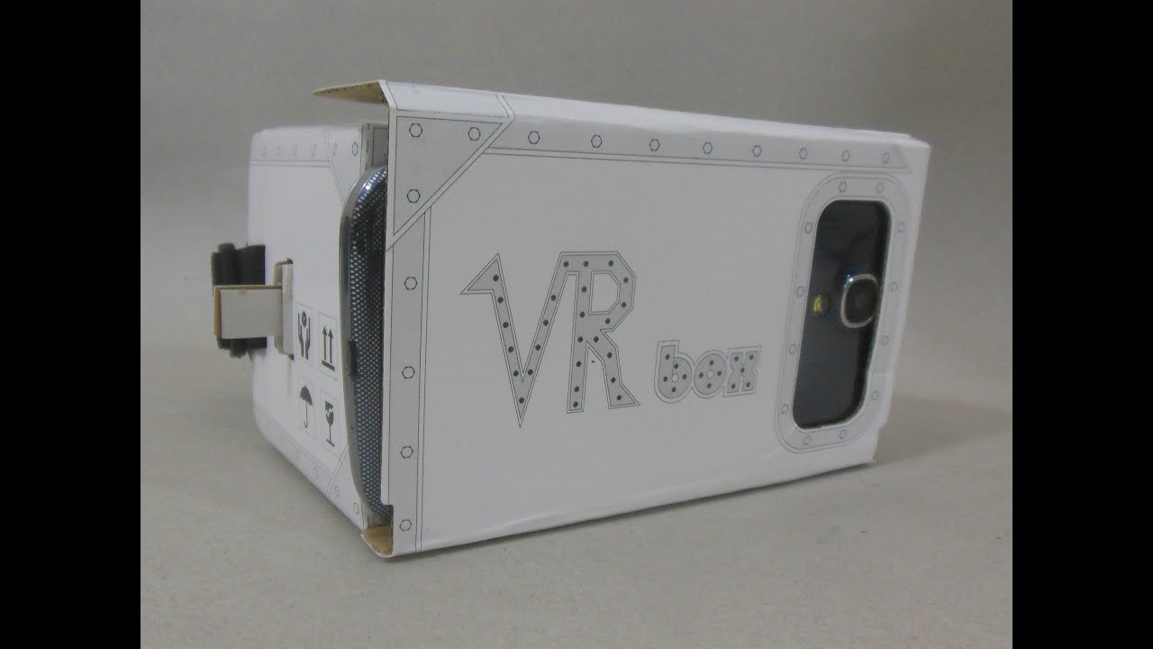 VRBox Google Cardboard with Manual Lens Focus Unboxing & Assembly ...