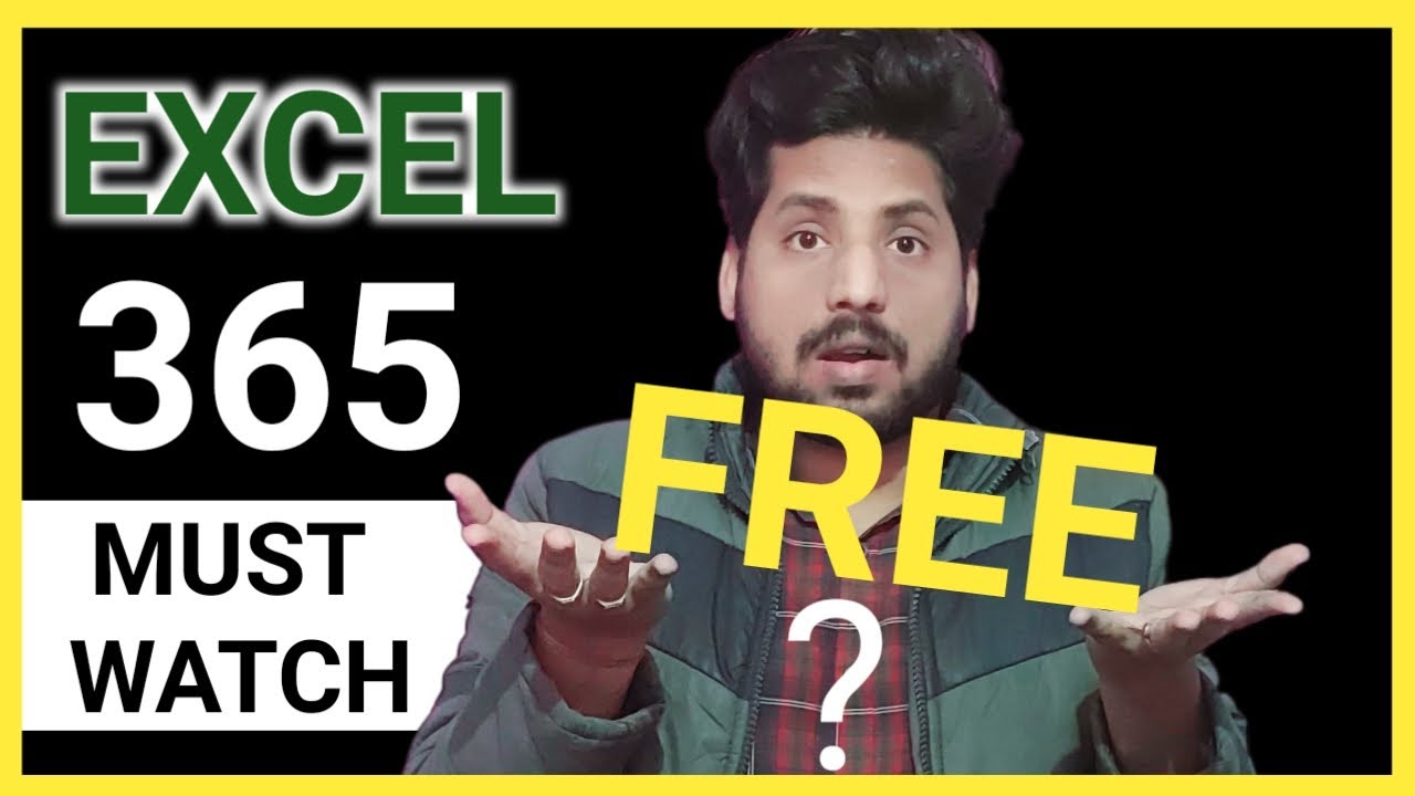 Microsoft Excel 365 Free ? | How To Download Updated Version Of Excel