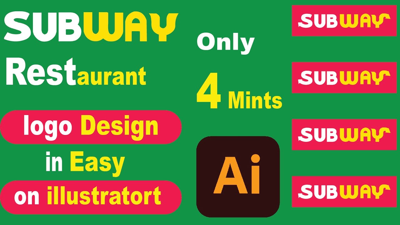 Level Up Your Design Skills: Learn to Draw the Subway Logo in ...
