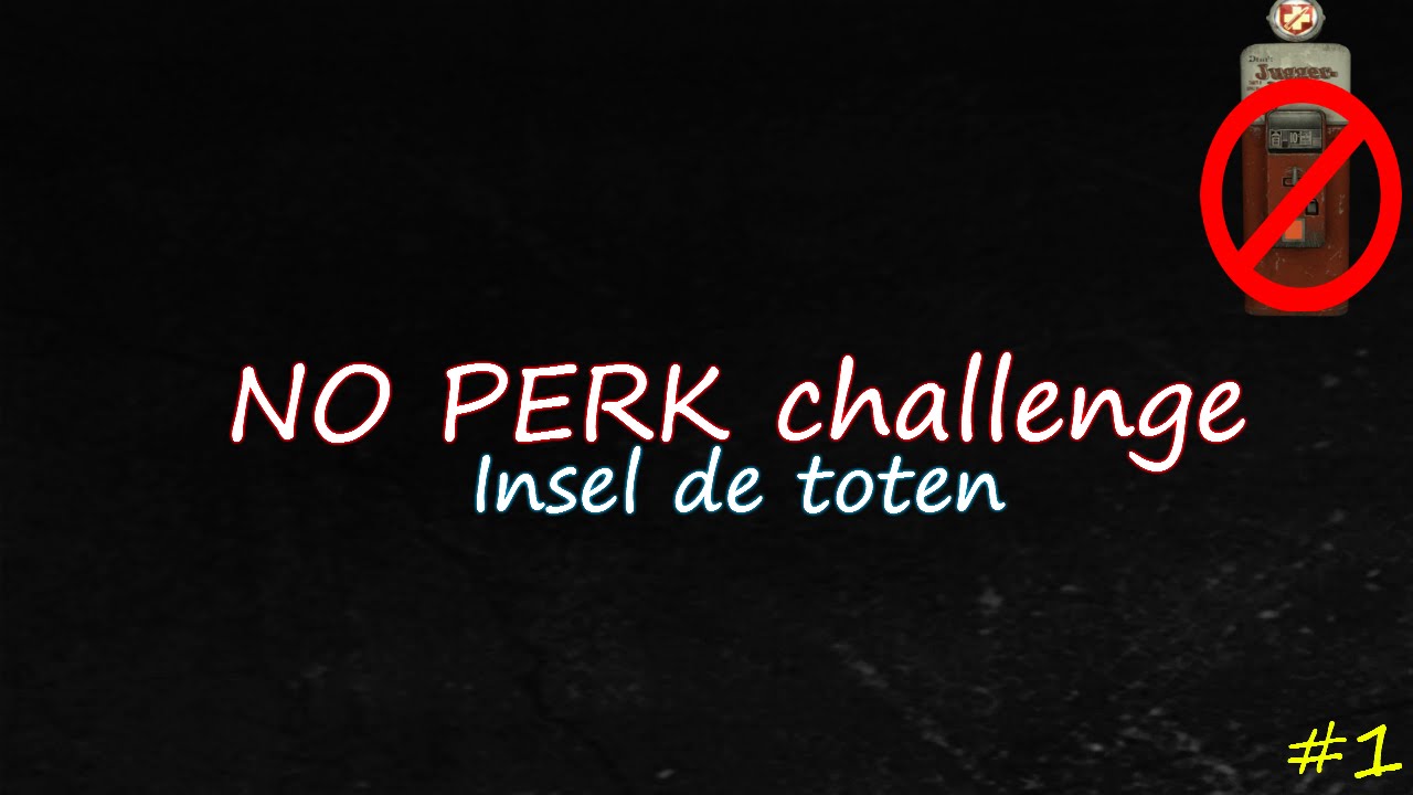 NO PERK CHALLENGE - YouTube