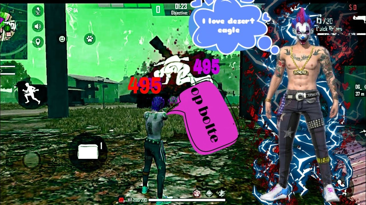 Only one tap op bolte (😈full map,custome,ranked match😈) only red number ...