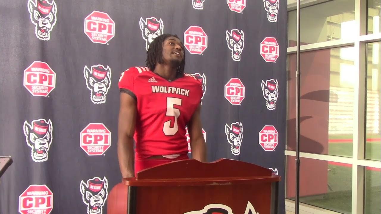 NC State WR Noah Rogers after spring practice - YouTube