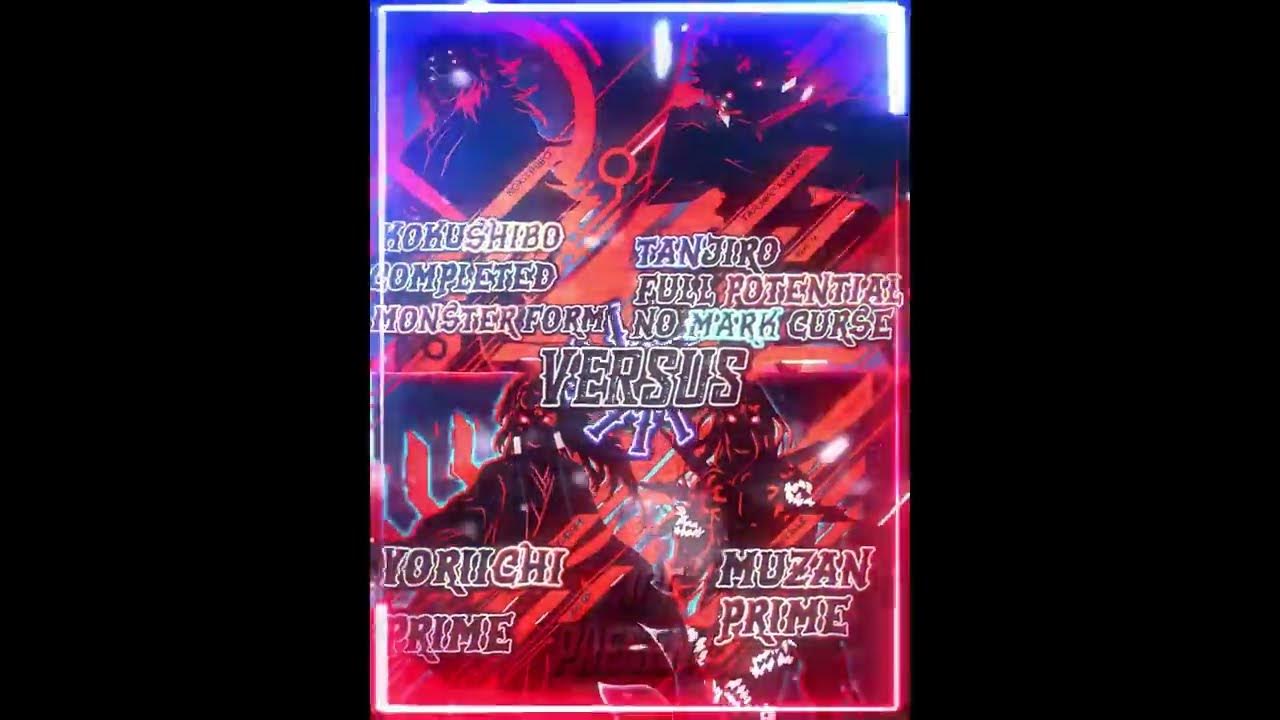 Tanjiro Fp And Completed Koku Vs Muzan And Yoriichi 1v1 Edit Whoisstrongest Demonslayer Anime