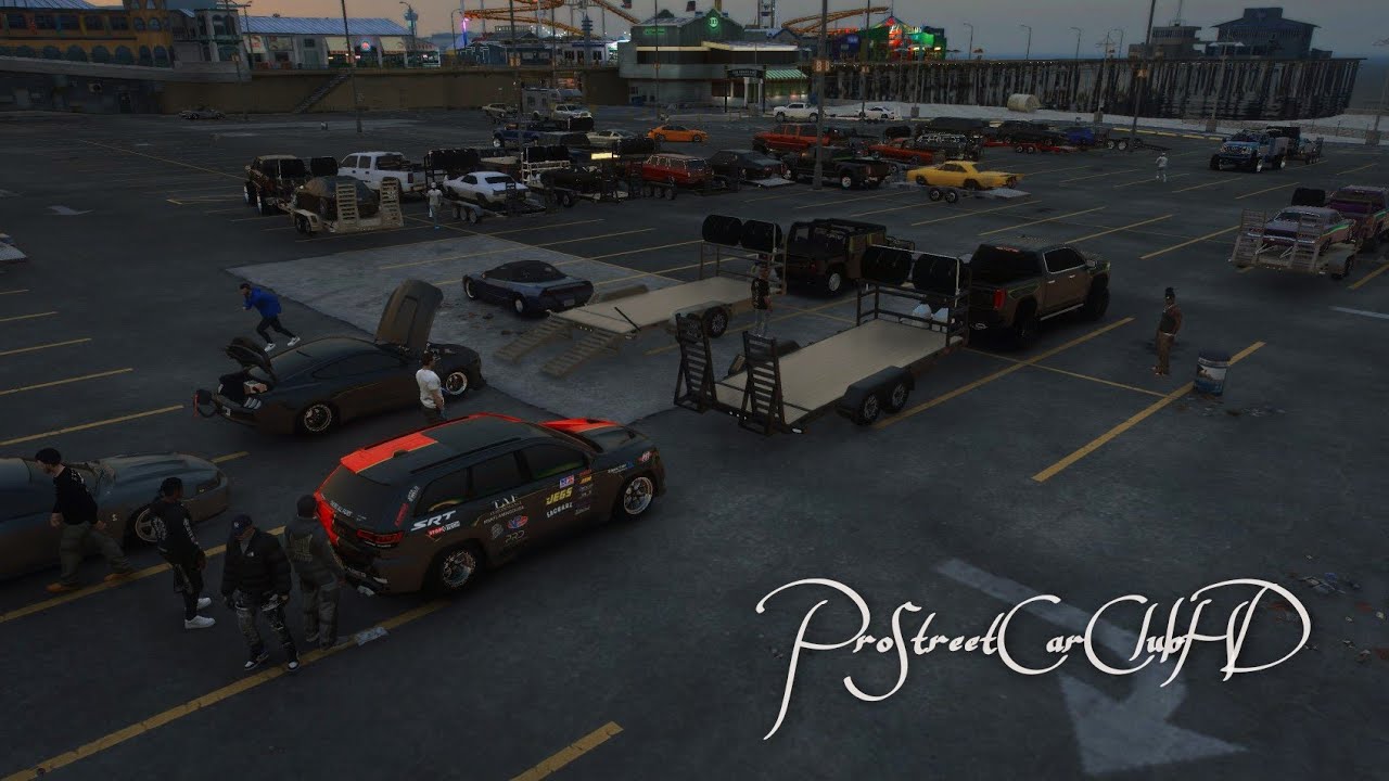 (PC) GTA FiveM RP: 1320 Drag Strip Shootout!| Trucks & Trailers ...