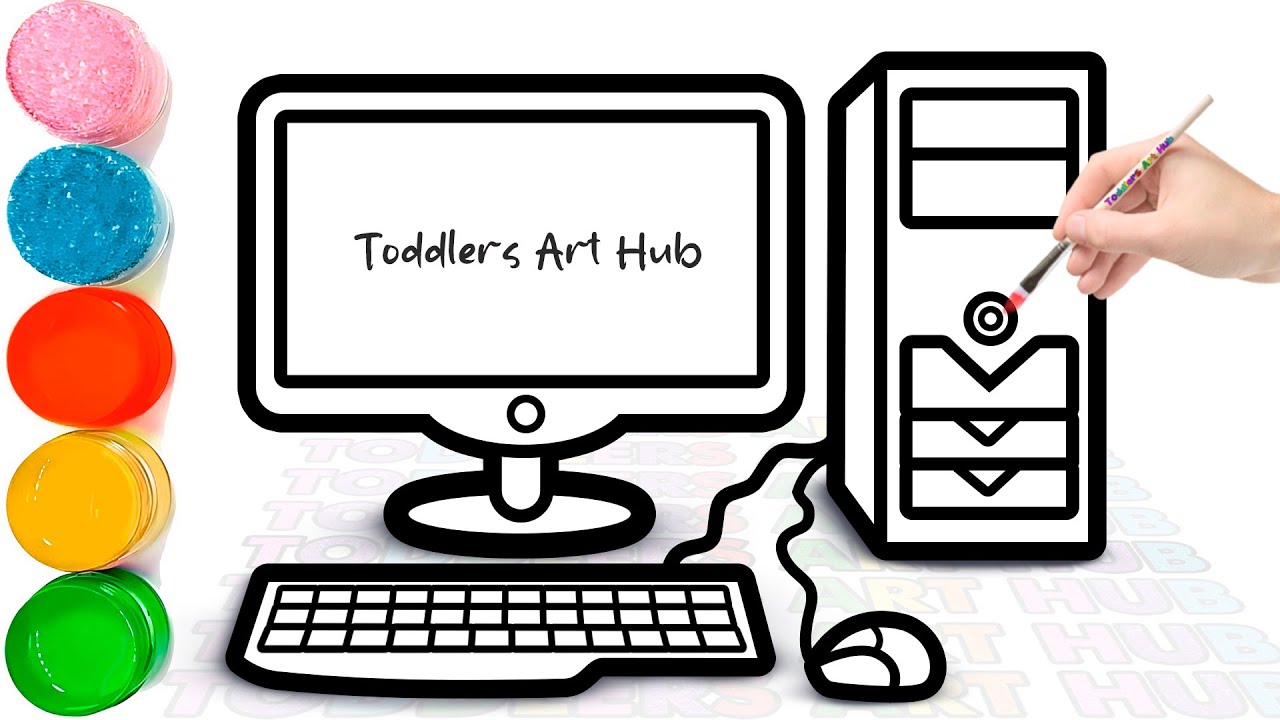 How To Draw A Computer Art Hub