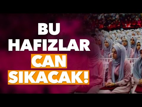 HAFIZLIK İCAZET TÖRENİ SALONLARA SIĞMADI! SÜRÜSÜNE BEREKET...