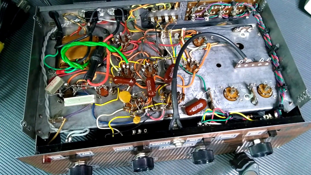 Knight KN724A Tube Amp Conversion Part 1 - YouTube