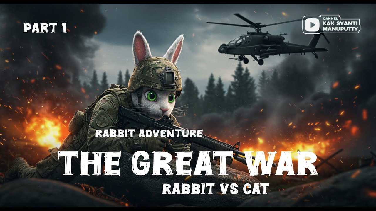 Great War! Rabbit Army Vs Cat Army on the Border.l#Viral #Trending # ...