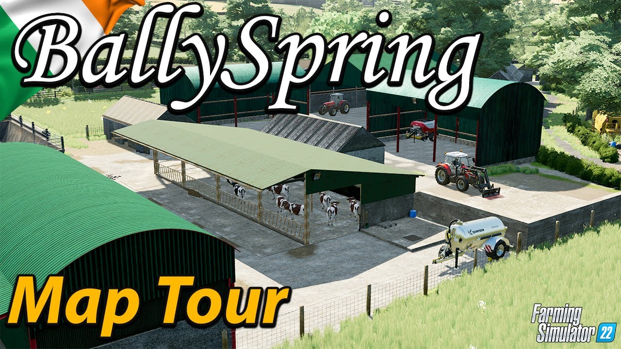 UNBELIEVABLE CUSTOM ANIMALS!! 🐄🐐🦆 - BALLYSPRINGS MAP TOUR - FS22 ...