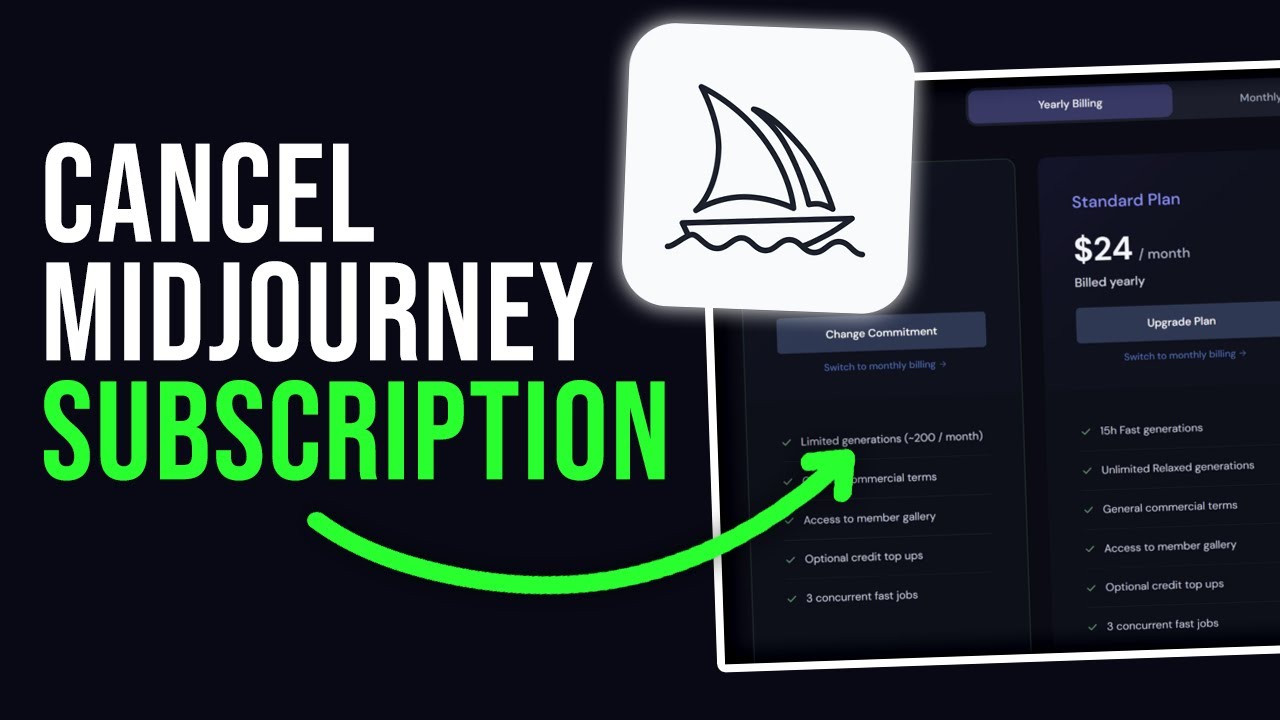 How To Cancel Midjourney Subscription YouTube